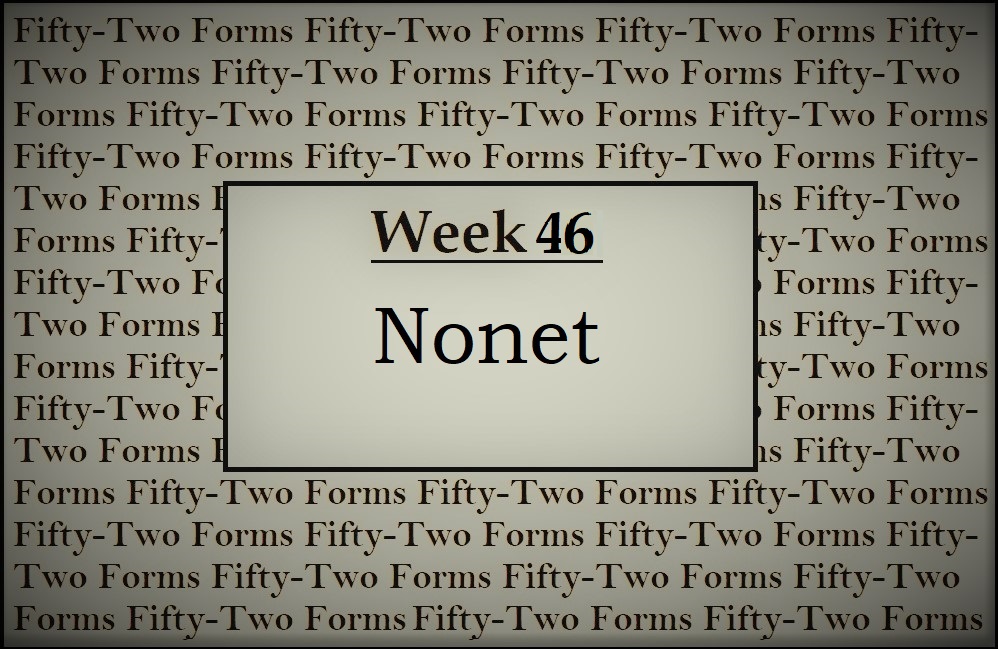 Week Forty-Six: The Nonet – Astra Poetica